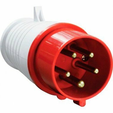Вилка 024 3Р+РЕ 32А 380В IP44 IEK