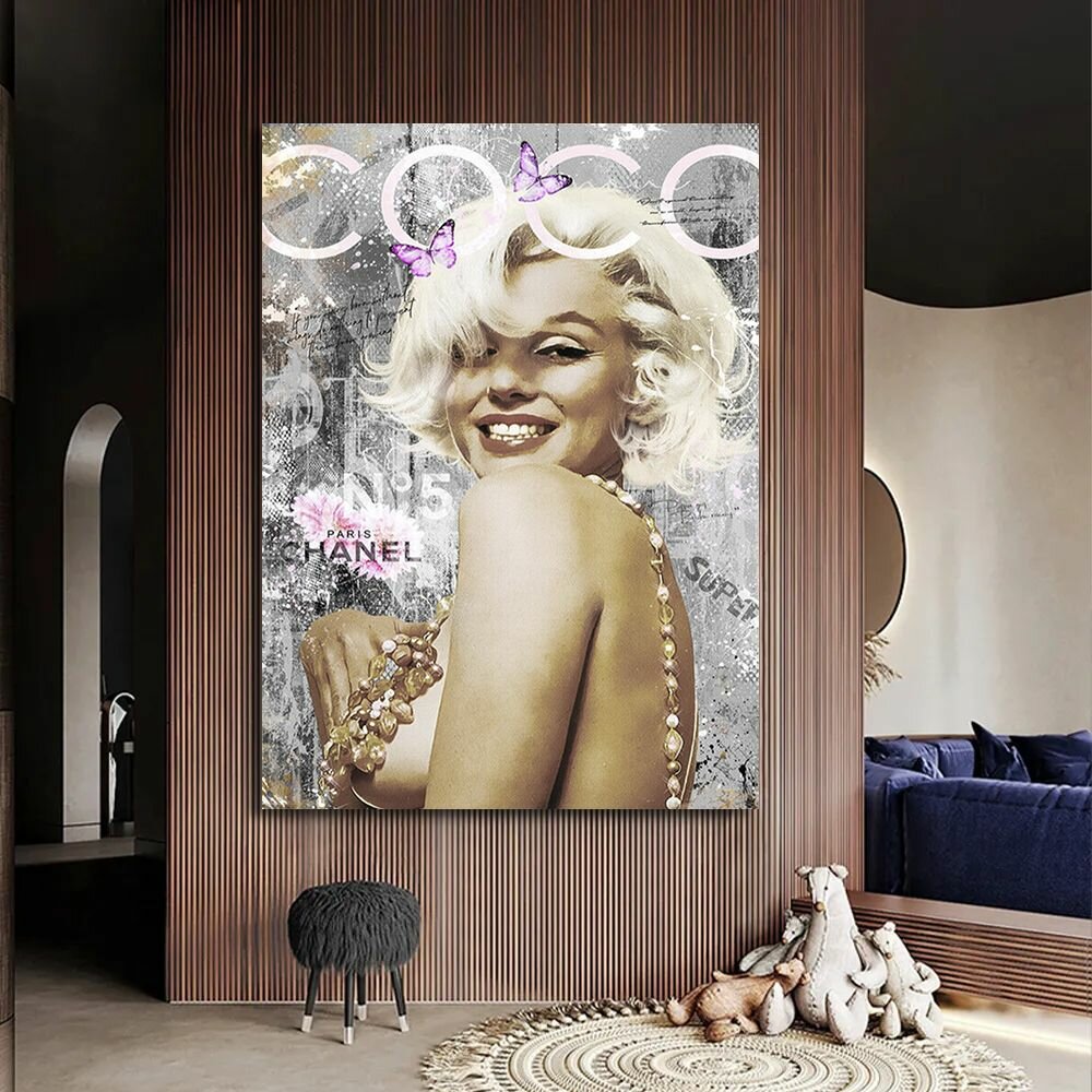 Постер Мерлин Монро, картина с Мерлин Монро, 60х80 см.