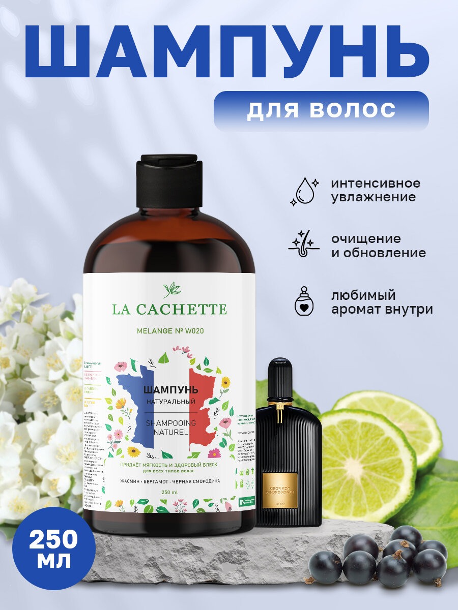 Шампунь для волос увлажняющий La Cachette W020 Black Orchid, 250 мл