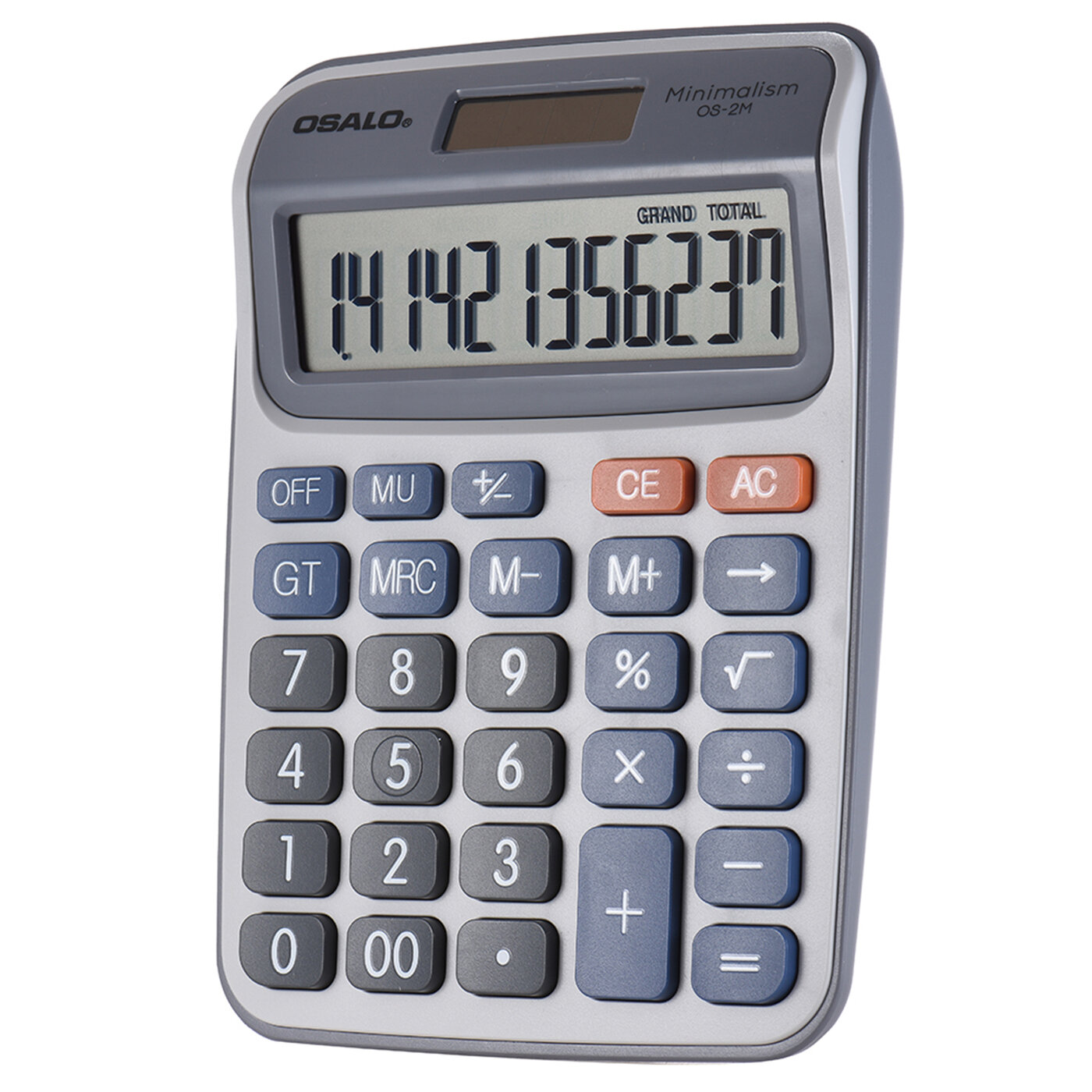 Стандартная функция Настольный электронный калькулятор 12 цифр Большой дисплей