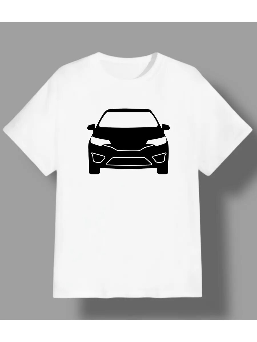 Футболка силуэт авто