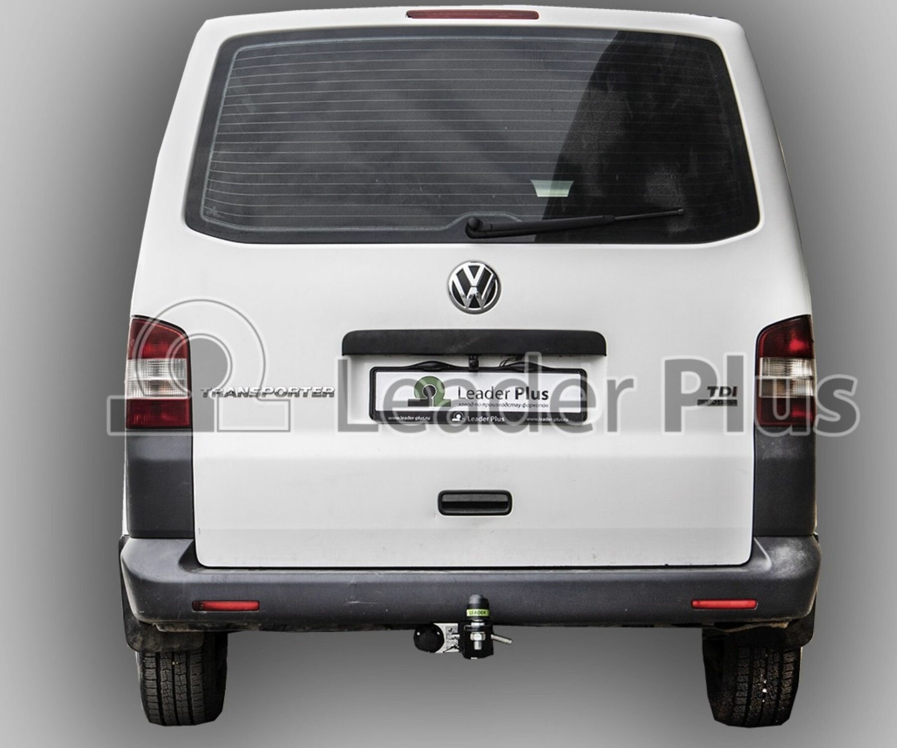 Фаркоп Лидер-плюс для Volkswagen Transporter/Caravelle/Multivan T5, T6 2003-2024 без выреза бампера. Тип шара: E. Нагрузки: 1500/100 кг, (без электрики в комплекте) - V111-E