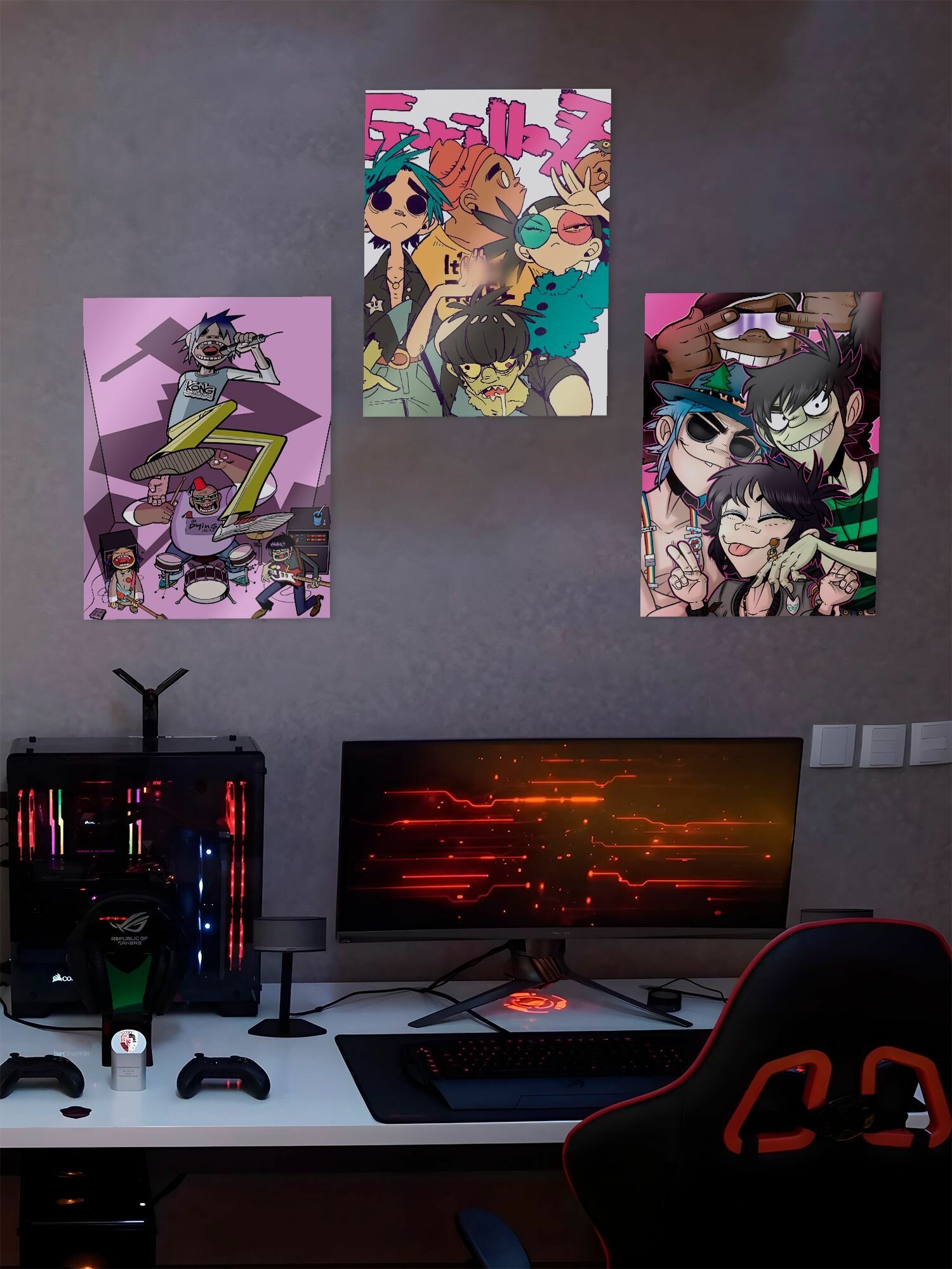 Постеры для интерьера Gorillaz — фото 1