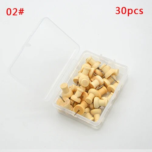 Деревянные булавки c~TUOFENG 8/20/30/40 шт 02