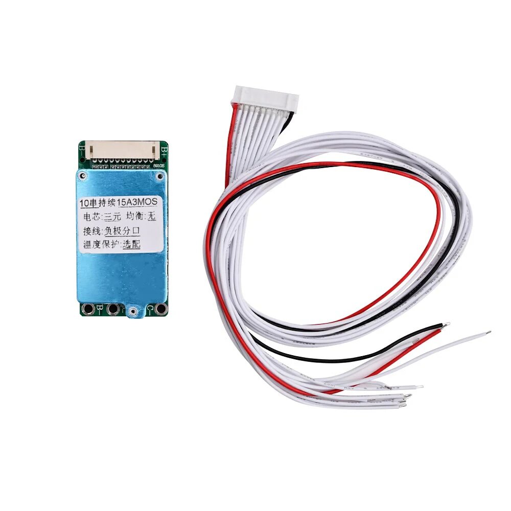 BMS 10S 36V 15A Li-ion, Цвет: SPLIT PORT BMS