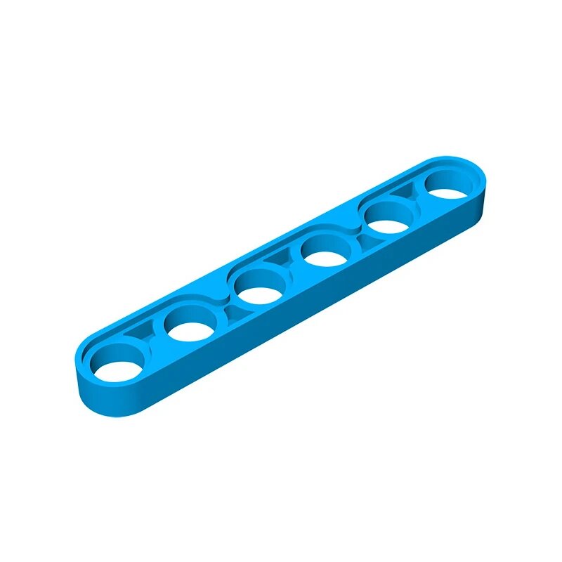 Gobricks пластиковый блок 1x6, Синий (051)