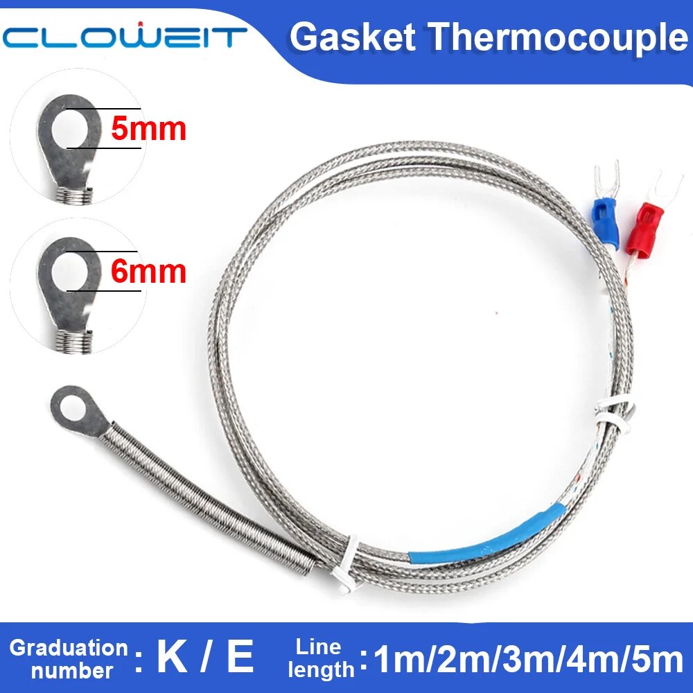 Термодатчик Cloweit K, 5 мм, 1 м
