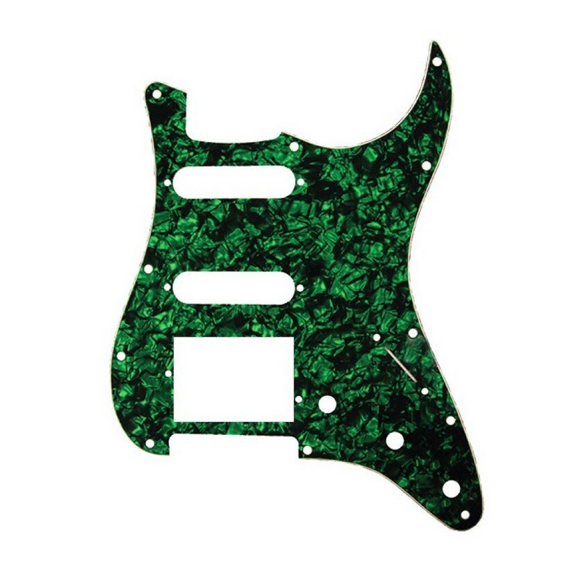 DPP-ST-GRP-HSS Защитная накладка электрогитары Stratocaster, HSS, зеленая, D'Andrea