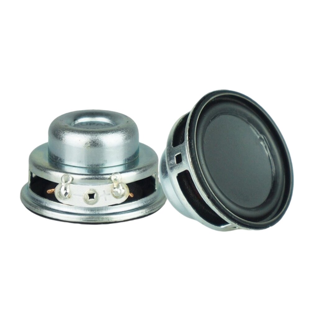 2шт 36 мм 4 Ом 3 Вт Сабвуфер Мультимедийные Портативные Колонки Усилитель Звука