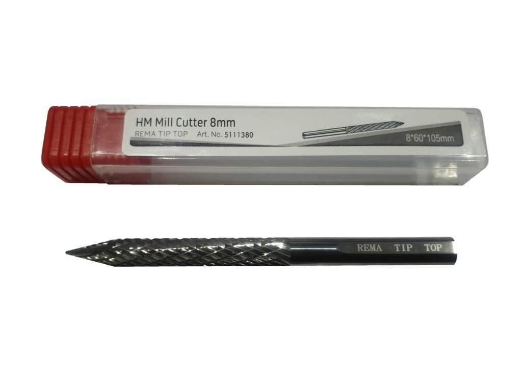 Фреза твердосплавная карбидная для ремонта шин, абразивный бур 8мм Rema Tip-Top