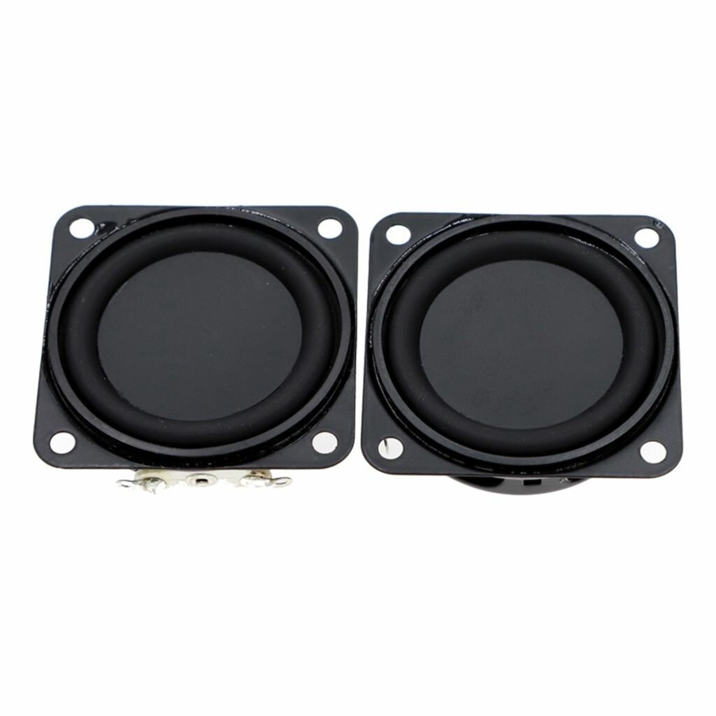 Колонки,40mm квадратный внутренний магнитный динамик 4 Ом 5W, 1 пара