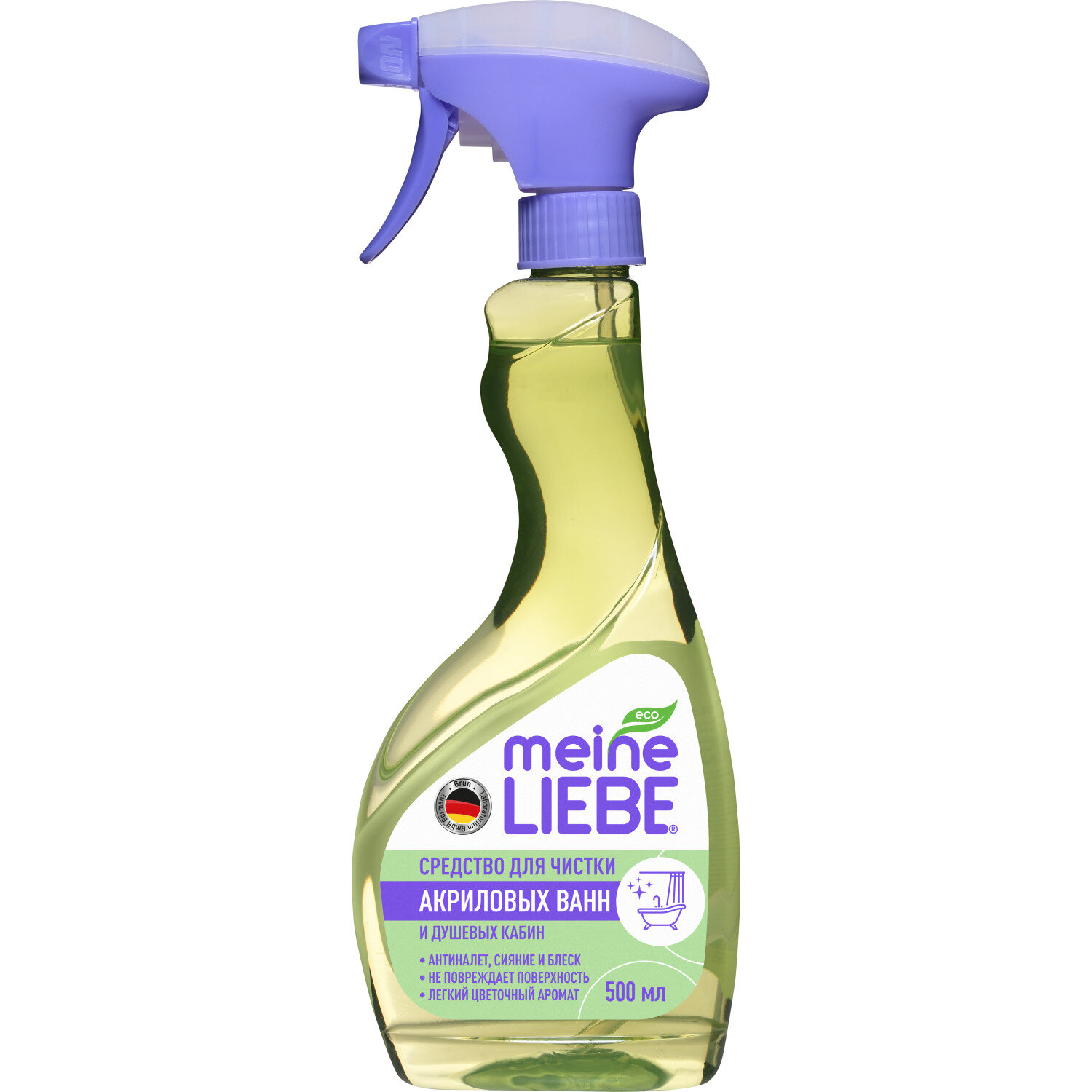 MEINE LIEBE Средство для чистки акриловых ванн и душевых кабин 500мл