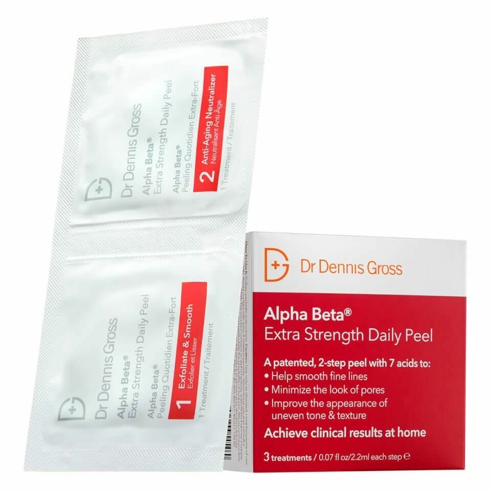 Экстрасильный ежедневный пилинг для лица Dr. Dennis Gross Alpha Beta Extra Strength Daily Peel 3 treatments