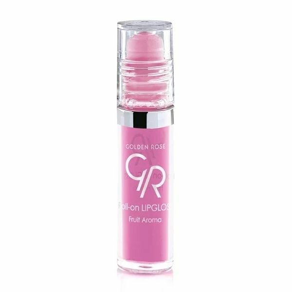 Турецкий Блеск для губ GOLDEN ROSE Fruit Roll On Lipgloss, Клубничный