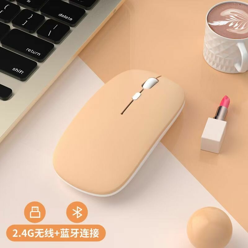 Беспроводная мышь 2,4G, двухрежимная Bluetooth, подходит для мобильных телефонов, планшетов, iPad, Apple, Huawei,