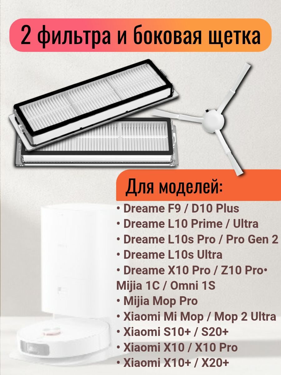 Комплект фильтров для робота-пылесоса Xiaomi X10+/S10+