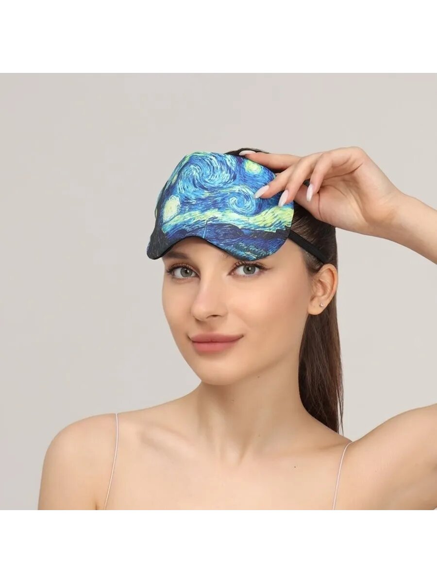 Маска для сна с гелевым вкладышем Ван Гог