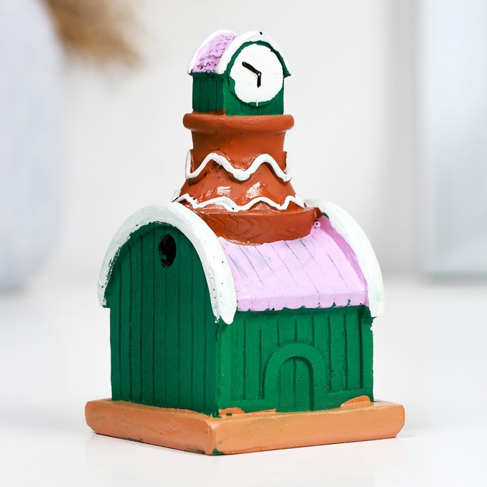Фигурка Take It Easy «Домик Ратуша», полистоун, 4.5x4.5x8.5 см