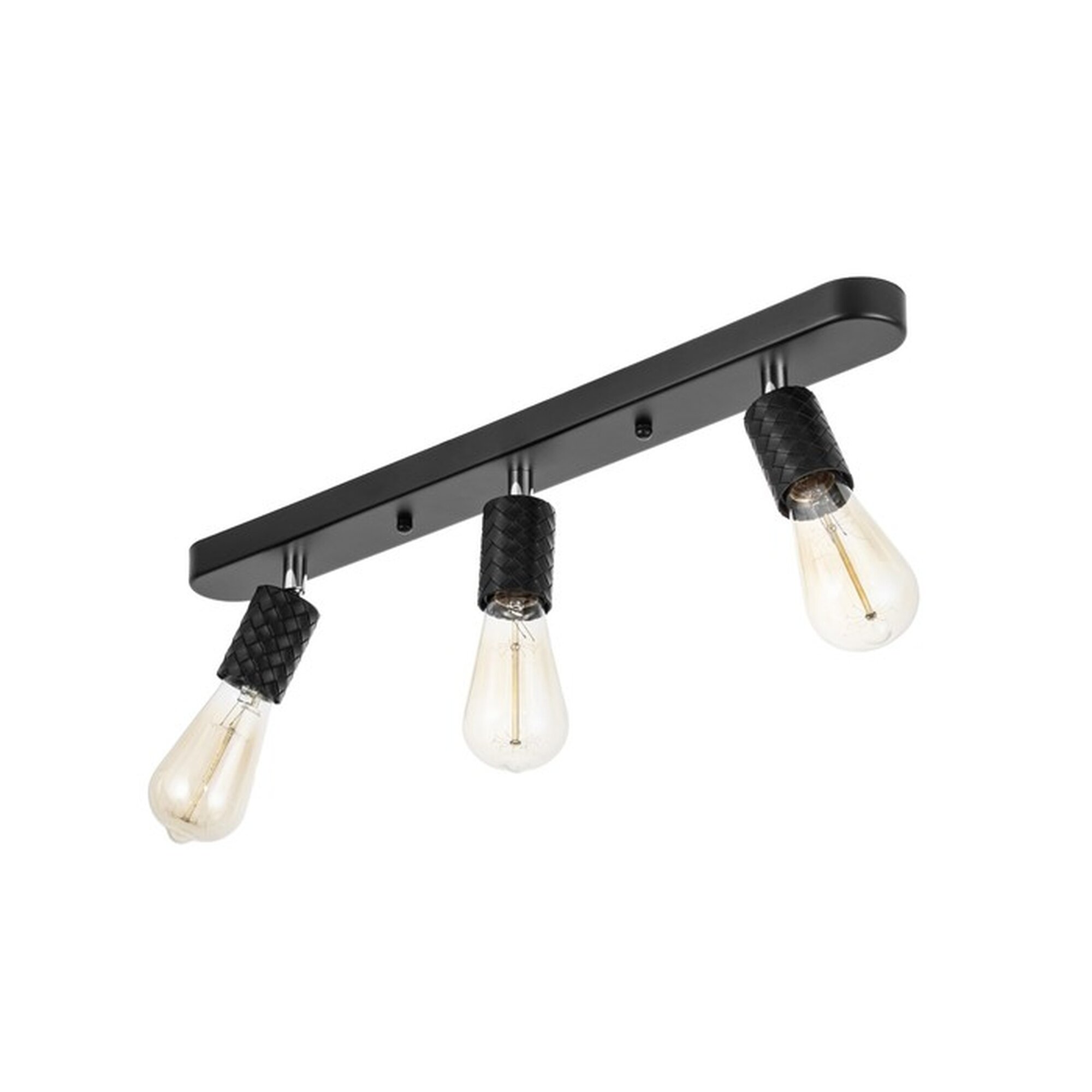 Светильник BayerLux "Скин", E27, 40 Вт, черный, металл, кожа, лофт