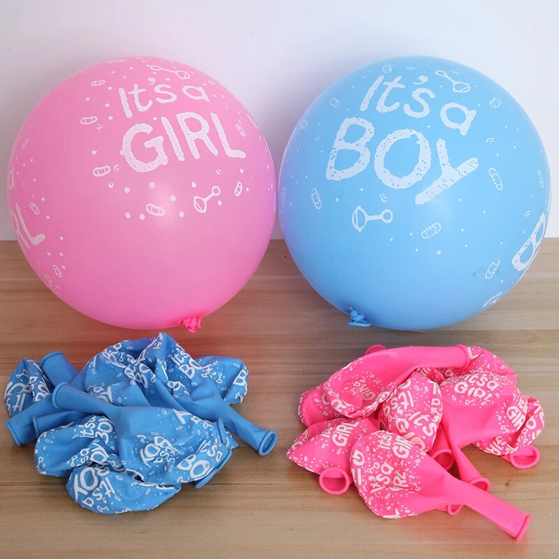 Набор шаров "It's a Girl/Boy" MIX, 10 шт.