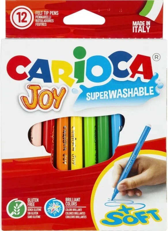 Фломастеры наб. 12цв. CARIOCA JOY, 40614 1721874
