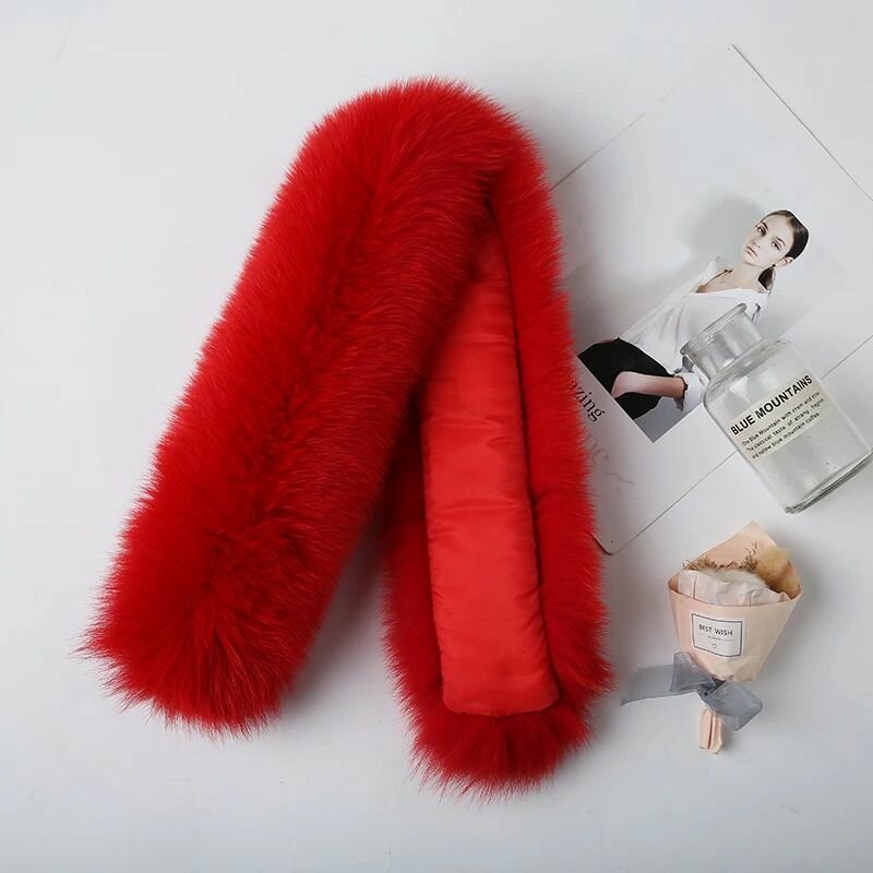 Горжетка LUCKYFUR Шарф из натурального меха лисы Женский зимний аксессуар