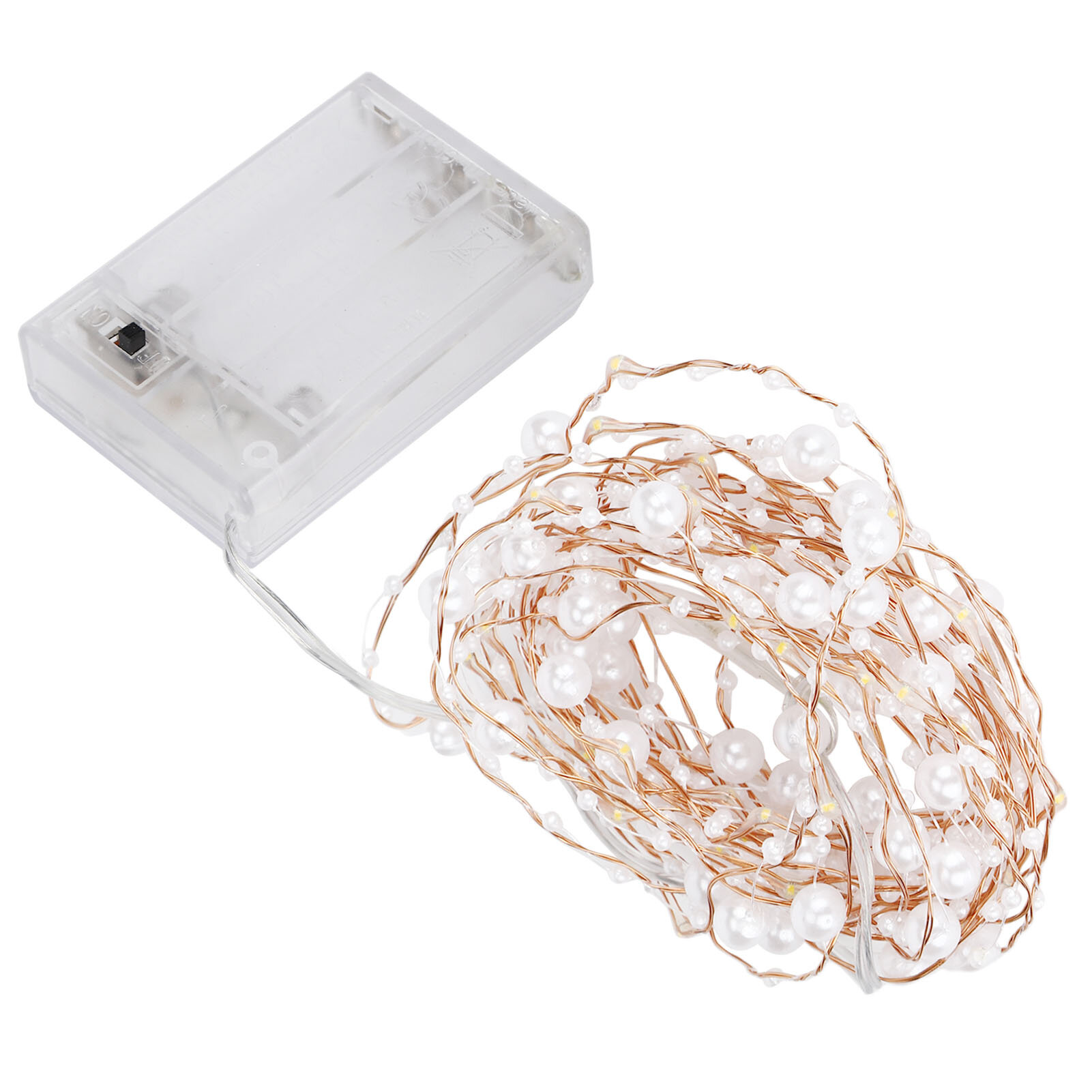 Светодиодные гирлянды из искусственного жемчуга Glarand, декоративные световые гирлянды для свадебного украшения