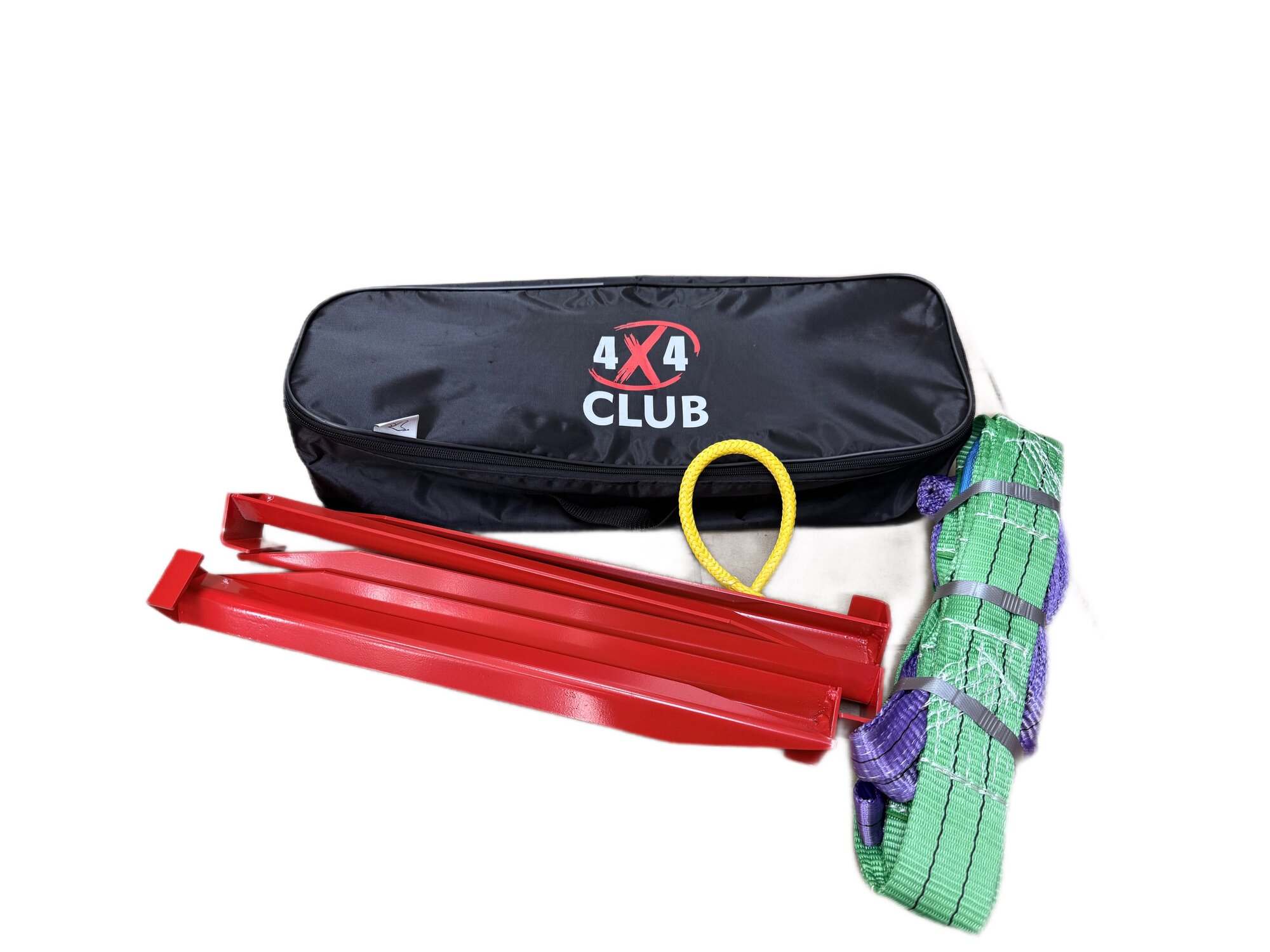 Якорь стропа "4X4 CLUB" для лебедки 9-ти петлевой в комплекте с кольями и сумкой