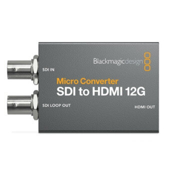 Преобразователь SDI, DVI, компонентное видео, HDMI Blackmagic Micro Converter SDI to HDMI 12G