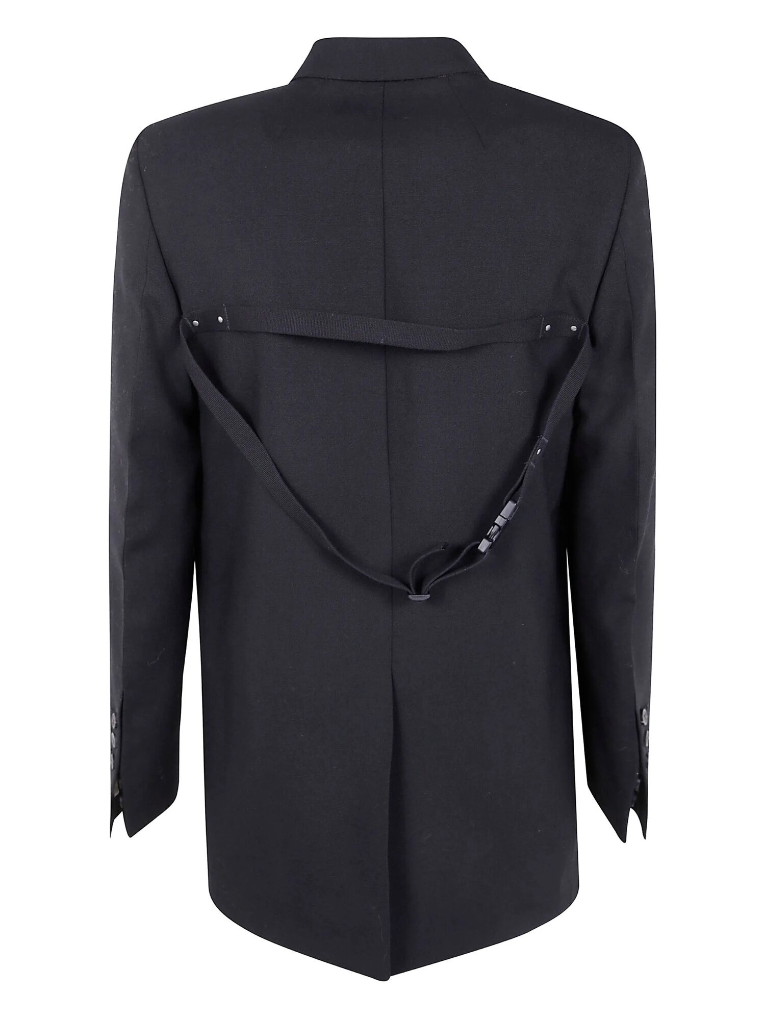 Куртка Rick Owens Single-breasted jacket, размер 48, черный — фото 1