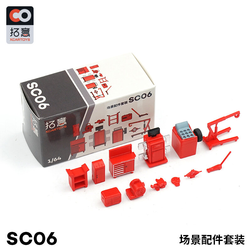 Xcartoys 1/64 миниатюрная модель сцены сплавной сцены.