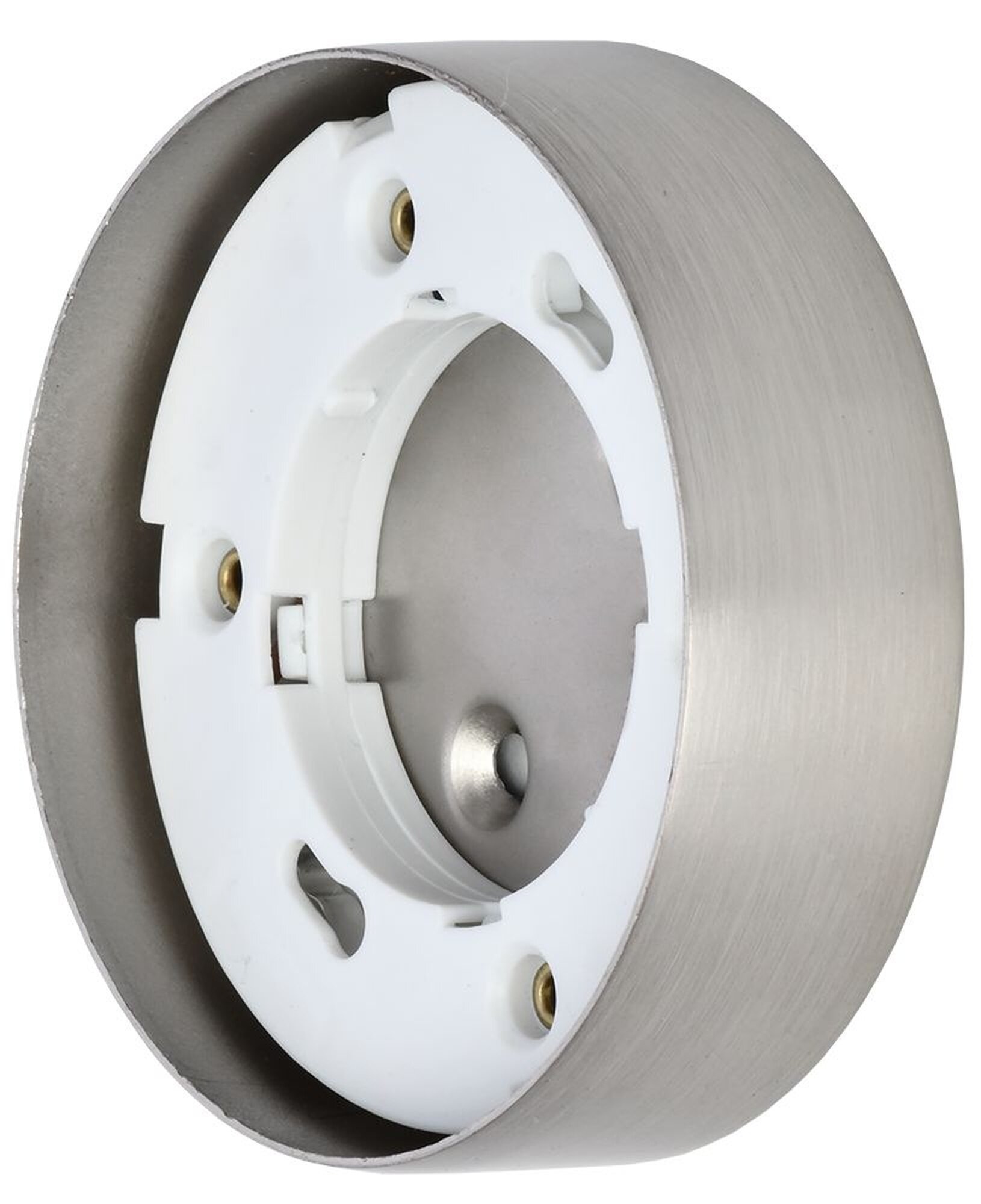 Светильник накладной под лампу GX53 хром IEK, 15 ВТ , потолочный