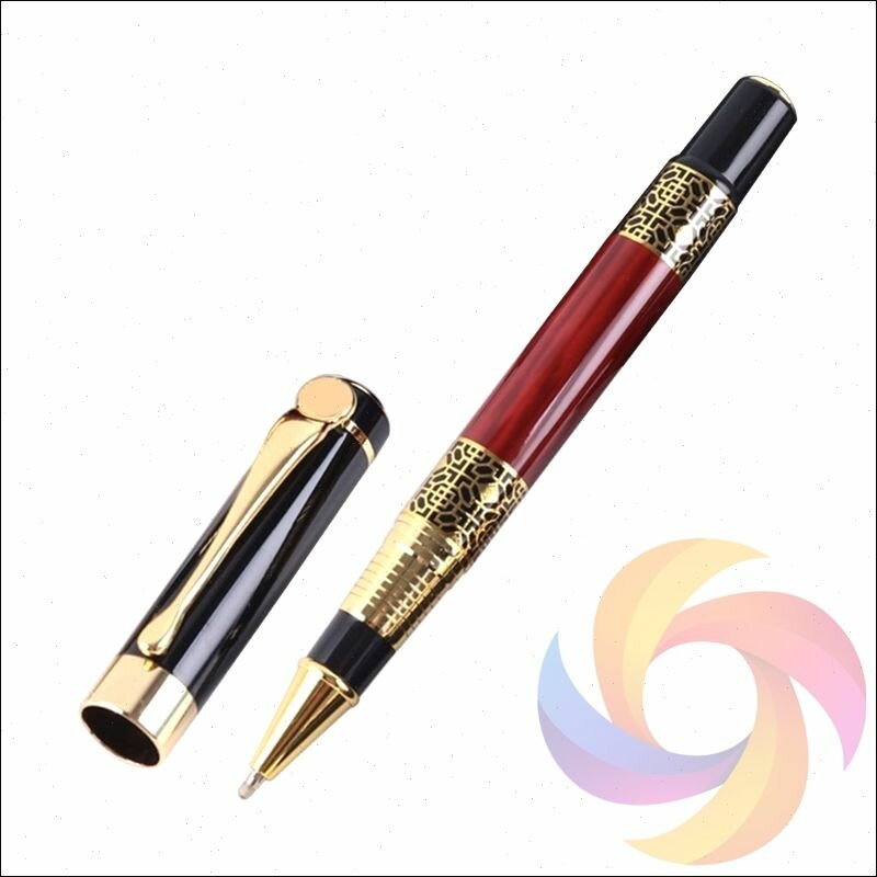 Ретро металлическая шариковая ручка с деревянным зерном для подписи, офиса и бизнеса (для мужчин и женщин)