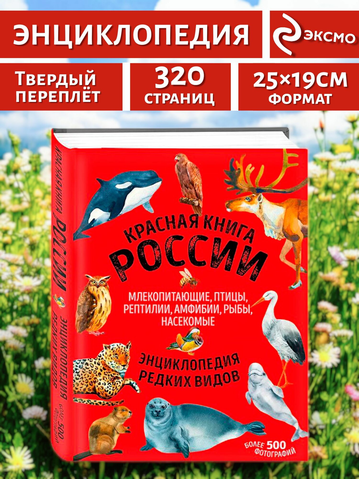 Красная книга России Млекопитающие птицы рептилии амфибии рыбы насекомые Энциклопедия Лукашанец Дмитрий 12+