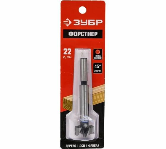 Cверло Форстнера ЗУБР по дереву 22x90 мм 2993-22_z01