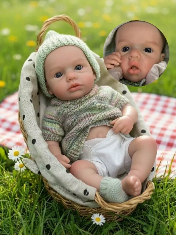 13-дюймовая силиконовая девушка перерожденная кукла