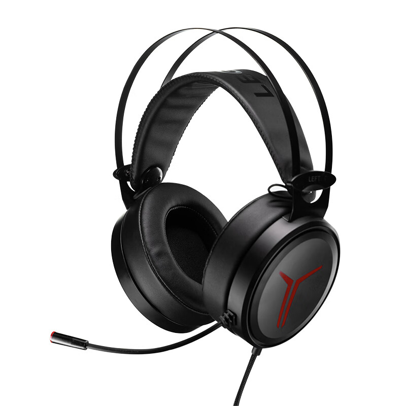 Игровая гарнитура проводная Lenovo Savior Star Y360, черная, высокое качество звука, микрофон с шумоподавлением