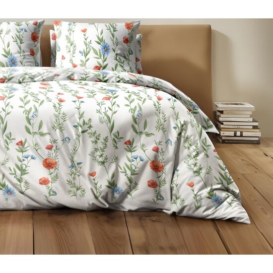Пододеяльник Хорошо Дома 145/215 Поплин Цветочный вальс, 935986