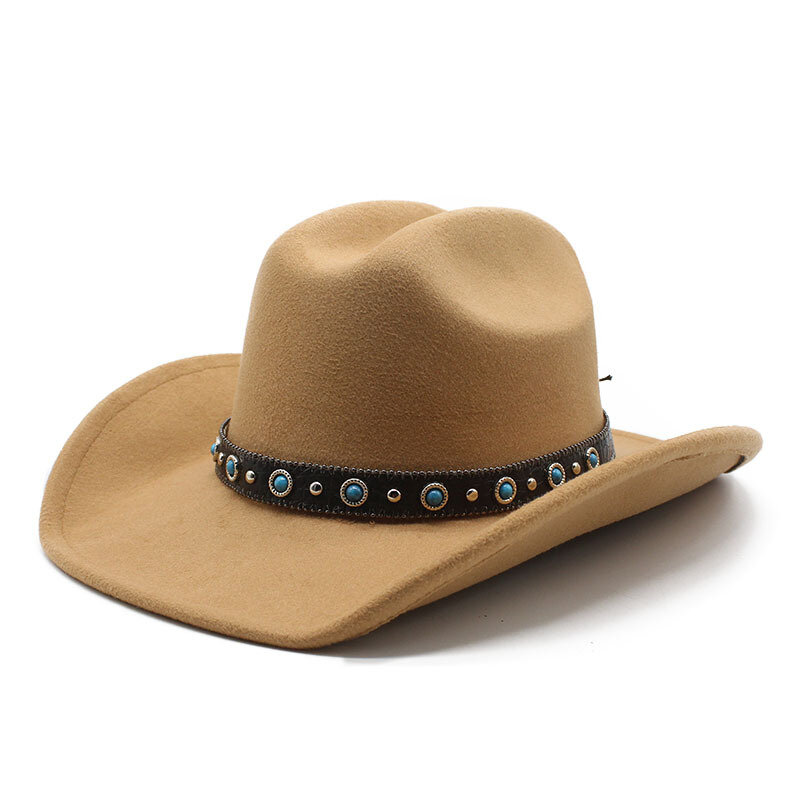 Многоцелевая Шляпа этно стиль монгольская Унисекс Защита от солнца Войлок / NZM-37