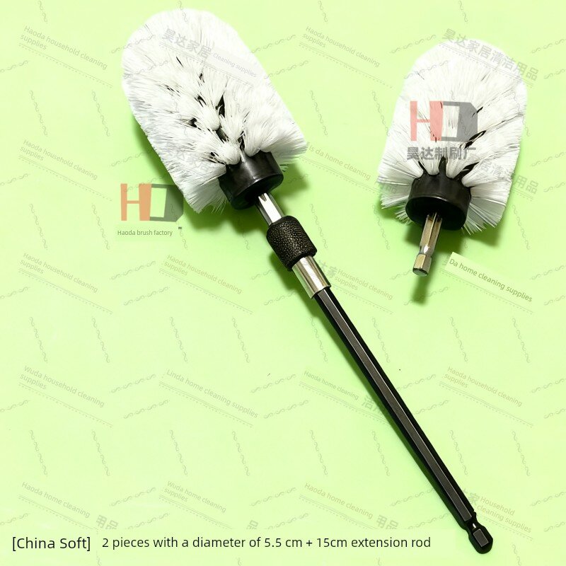 Щетка для чистки электрических дрелей, электрическая щетка для мытья чашек со специальной круглой щеточной головкой,