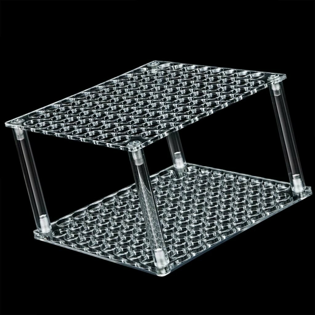 Держатель акриловой кисти с 96 отверстиями-прозрачный