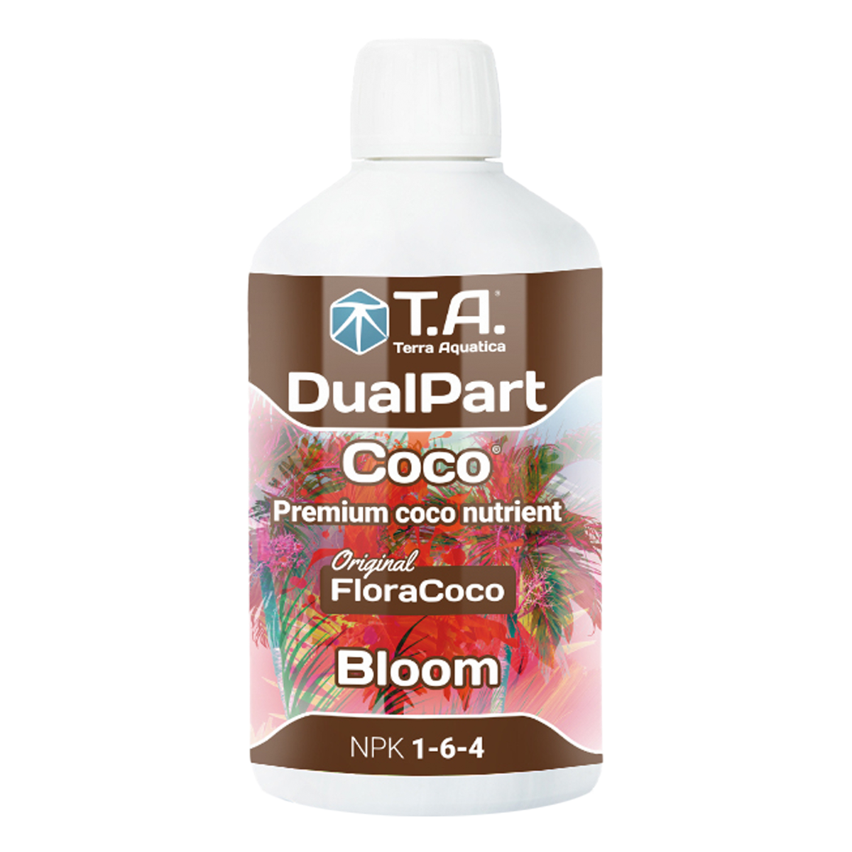 Удобрение для цветения в кокосовом субстрате / DualPart Coco Bloom, 500 мл / Terra Aquatica