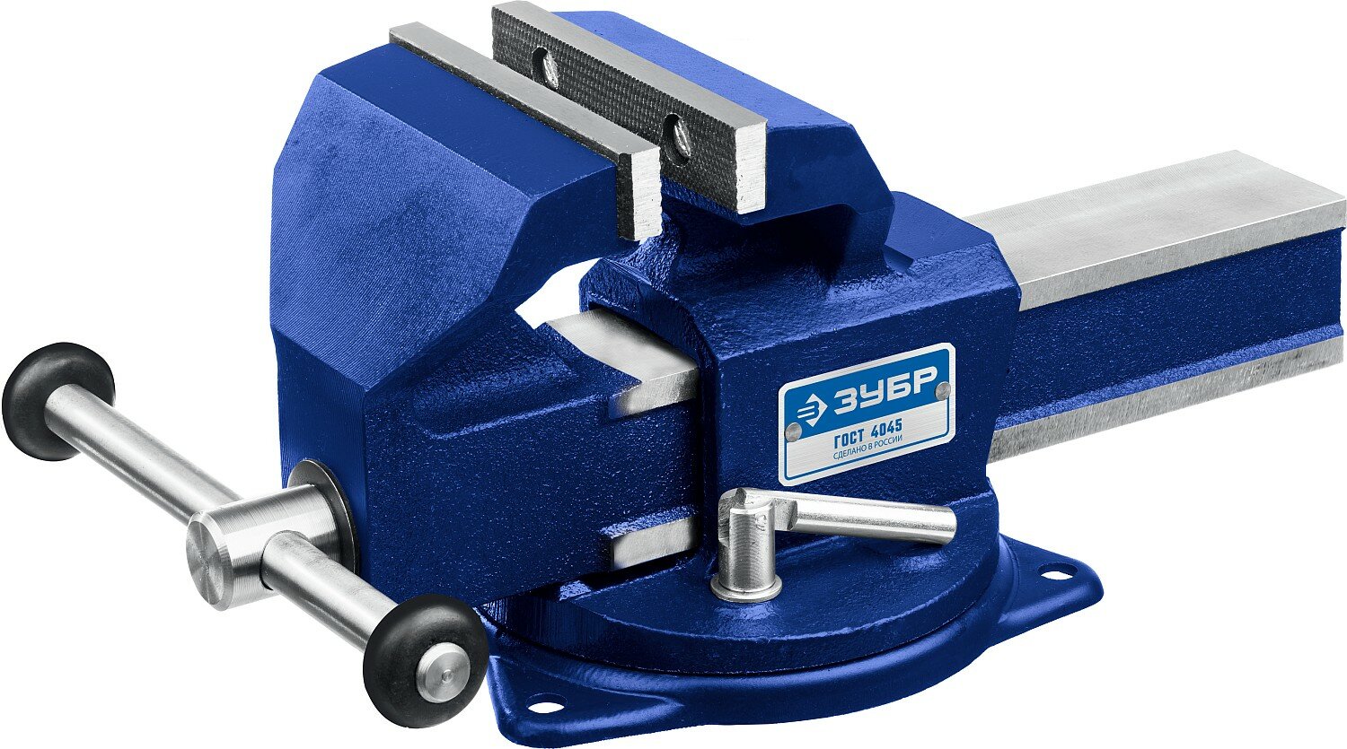 Тиски слесарные ЗУБР Урал, 10 кг, Профессионал, чугунный корпус, поворотное основание