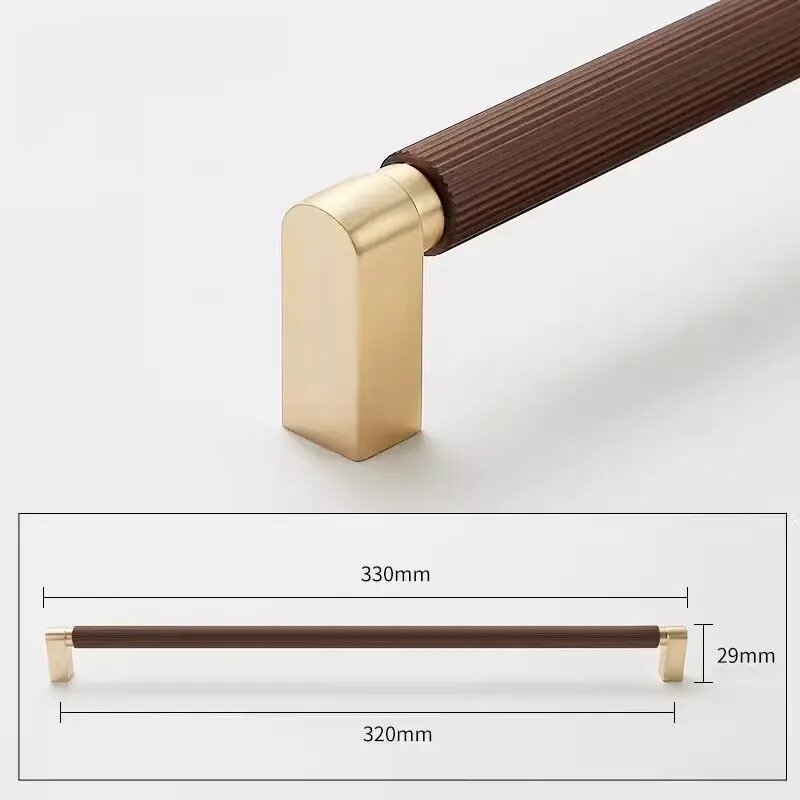 Ручки для шкафов алюминиевые серебристые 128 мм Coffee 320mm