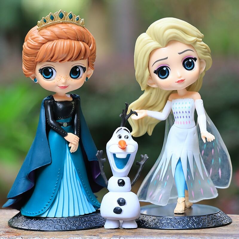 Q posket Frozen 4 Эльза Принцесса Анна Фигурка Эльзы Модель Милый Орнамент Подарок