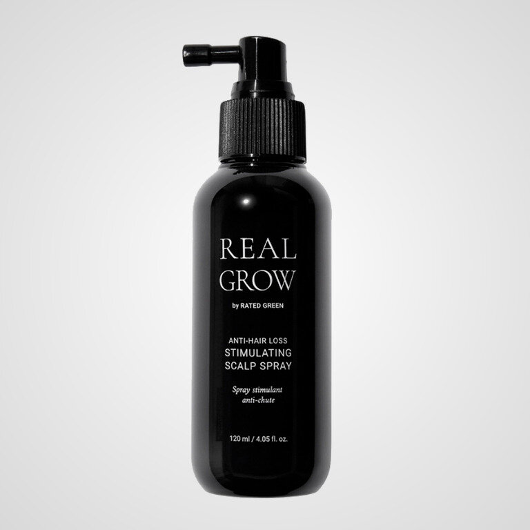 Спрей для кожи головы против выпадения волос 120 мл RATED GREEN Real Grow Anti-hair Loss Stimulating Scalp Spray Спрей 120 мл