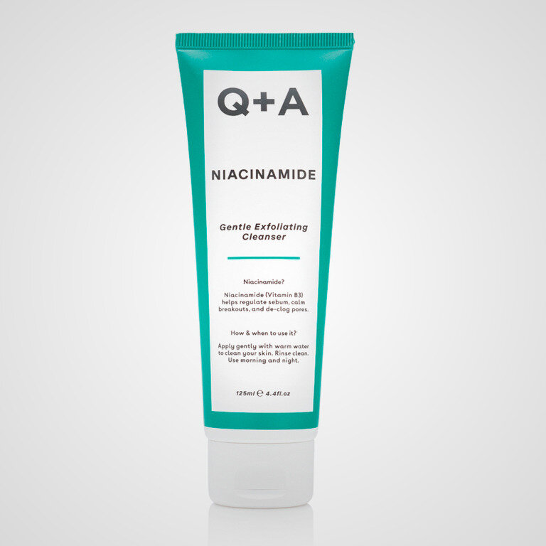 Очищающий отшелушивающий гель для лица NIACINAMIDE 125 мл Q+A NIACINAMIDE Gentle Exfoliating Cleanser Гель 125 мл