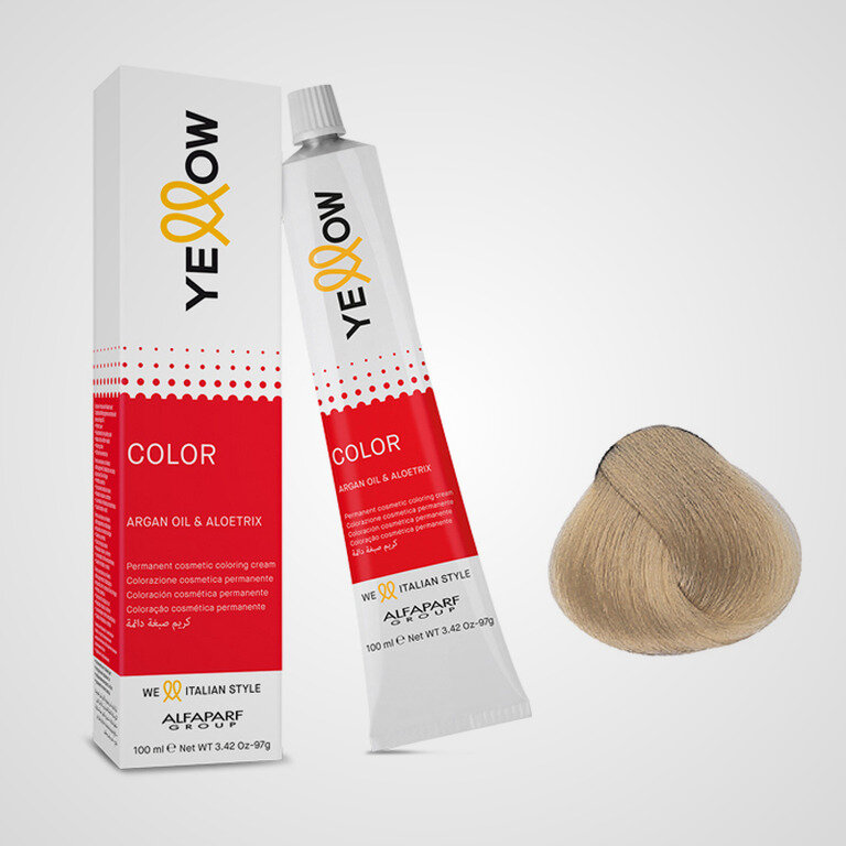 Ye Color Перманентная крем краска 11.00 100 мл YELLOW PROFESSIONAL Ye Color Permanent Coloring Cream Краска 100 мл