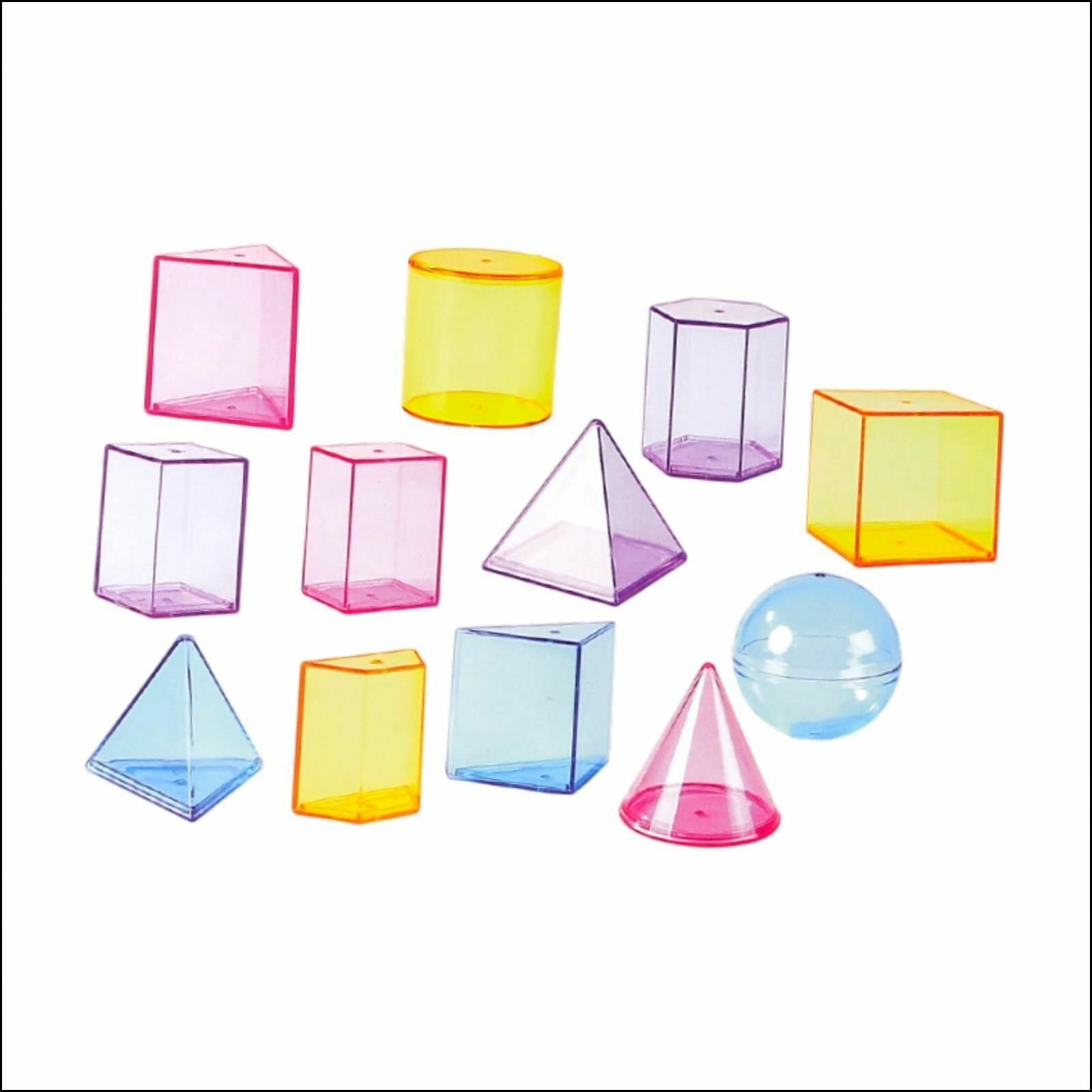 3D-фигуры Геометрические тела Pattern Blocks Solid мульти