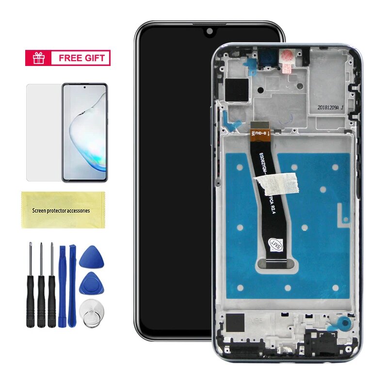 6,21-дюймовый экран для Honor 10 Lite, для Honor 20 lite HRY-LX1T, ЖК-дисплей, цифровой сенсорный экран с рамкой для Honor 10i